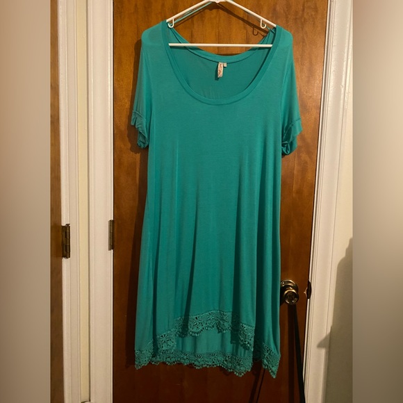 Red Camel | Dresses | Red Camel Teal Dress | Poshmark